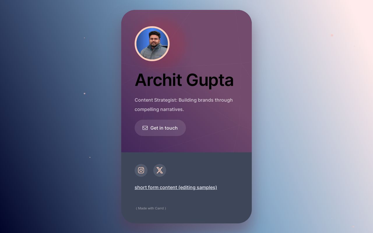 Archit Gupta Archit Gupta